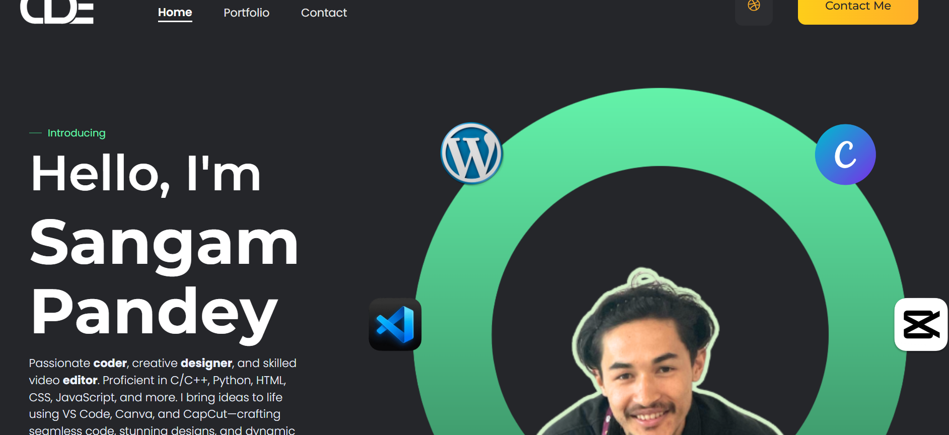 Sangam Pandey | Web Developer